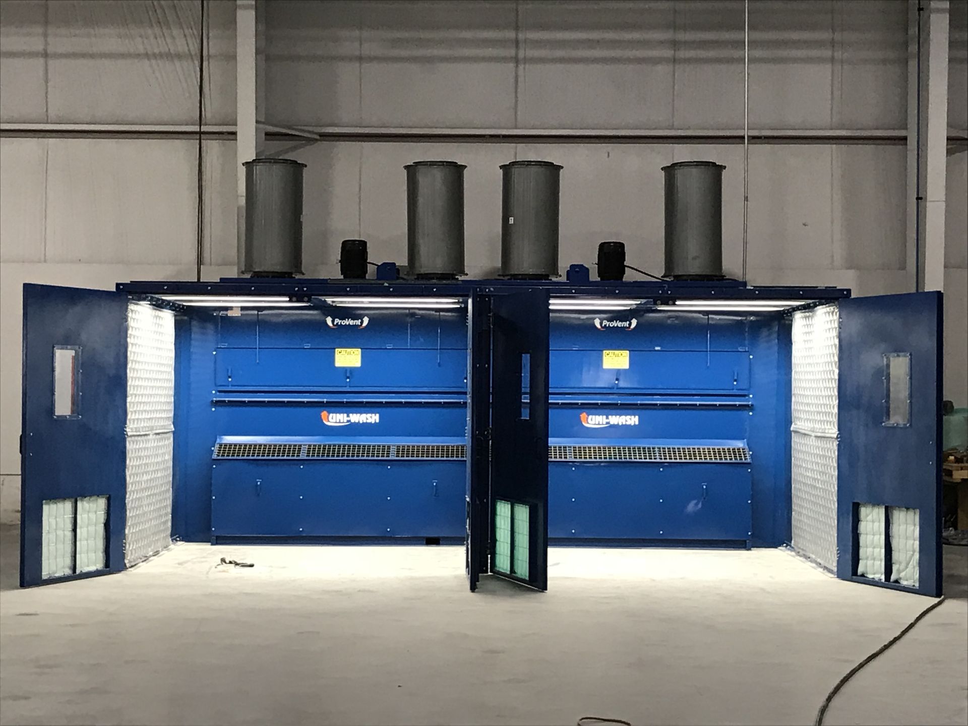 Intercept Booth Dust Collection System