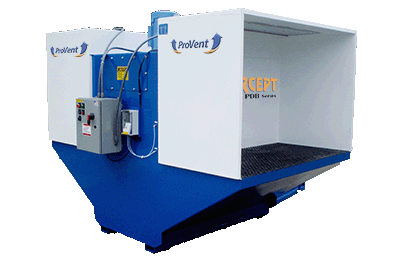 Intercept Down Draft Bench | ProVent, LLC