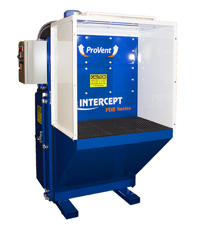 Intercept Down Draft Bench | ProVent, LLC